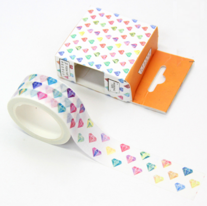 Rainbow Diamond Washi Tape - 3cm – TheCloudFactory