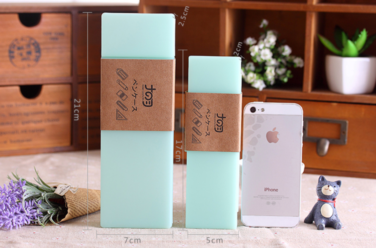 Pastel Translucent Pencil Case - Choose Color, Size – TheCloudFactory