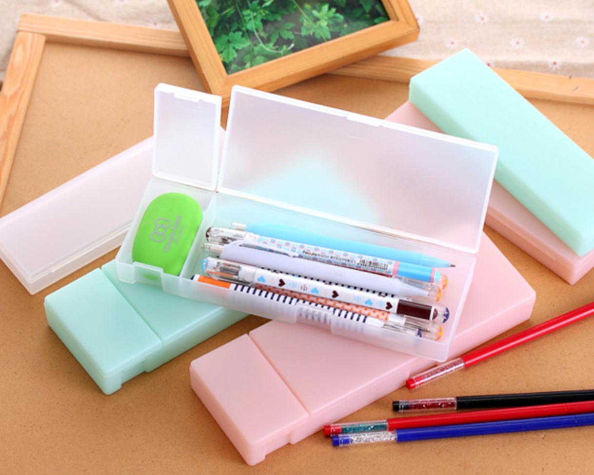 Pastel Translucent Pencil Case - Choose Color, Size – TheCloudFactory