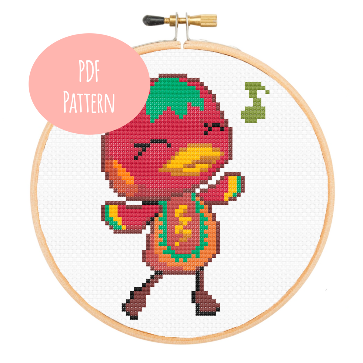 Ketchup from Animal Crossing Cross Stitch - PDF Instructions ...